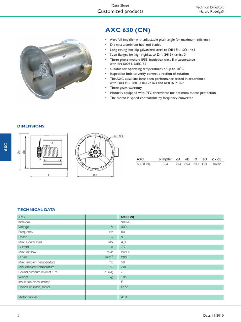 AXC 630 (CN) Technical Data Sheet | PDF | Electromagnetic Compatibility | Physical Quantities