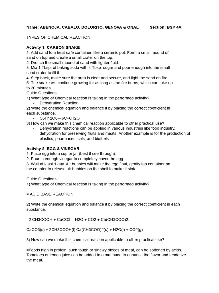 Genchem-Group Act | PDF | Chemical Reactions | Hydrogen Peroxide
