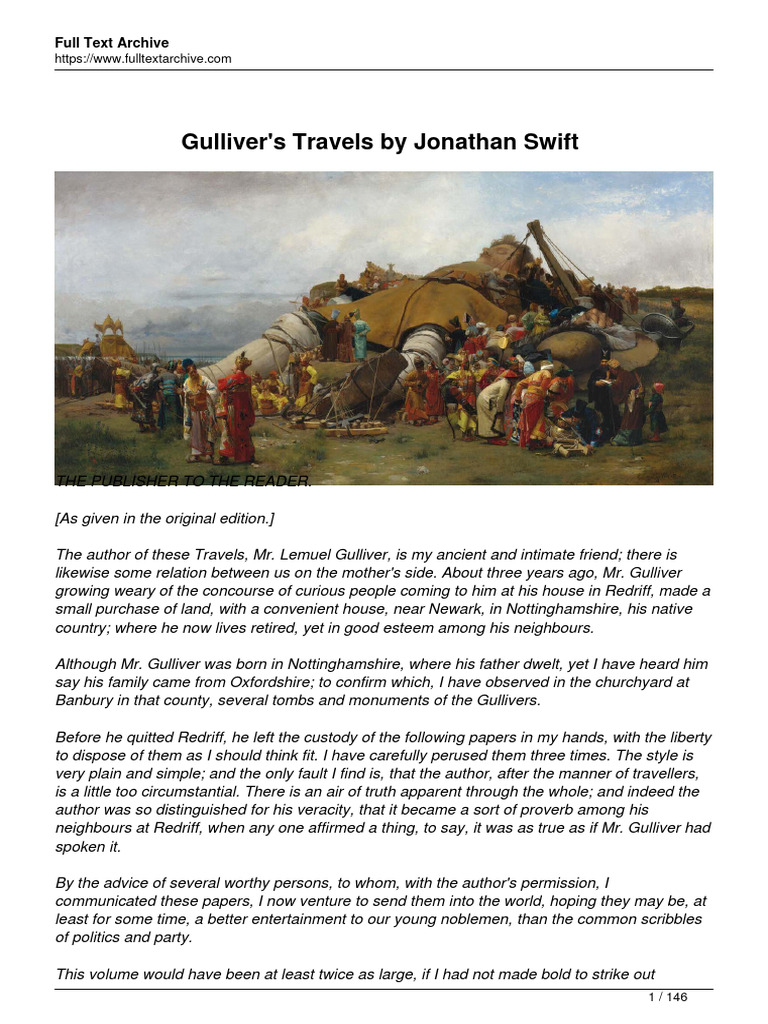 Gulliver S Travels | PDF
