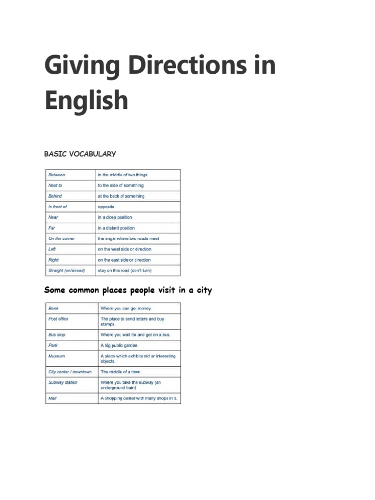 English Directions for Beginners | PDF | Language Arts & Discipline