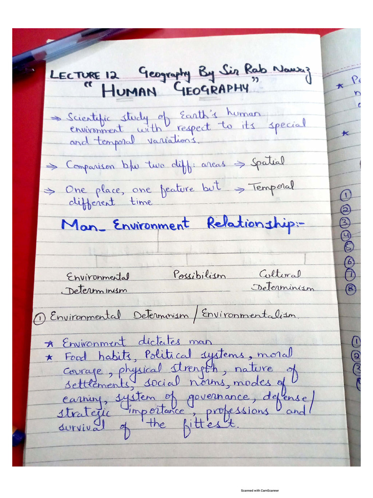 12 Human Geography | PDF