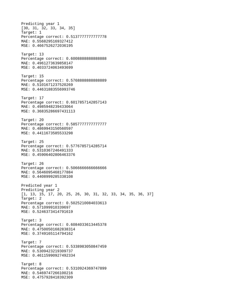 Prediction Accu Racie S | PDF | Estimation Theory | Statistical Inference