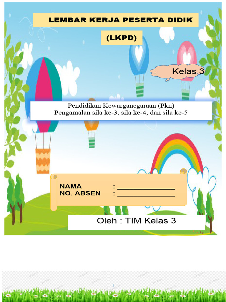 LKPD PKN Kelas 3 Tema 3 | PDF
