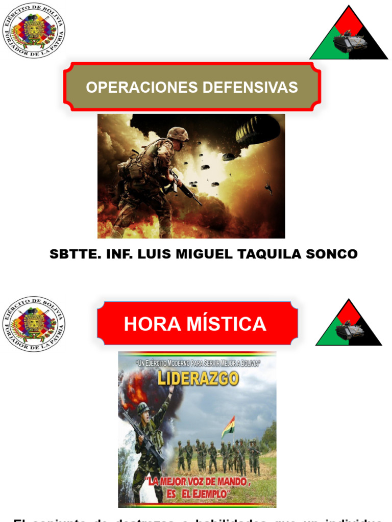 Estrategias de Operaciones Defensivas | PDF | Apoyo aéreo cercano ...