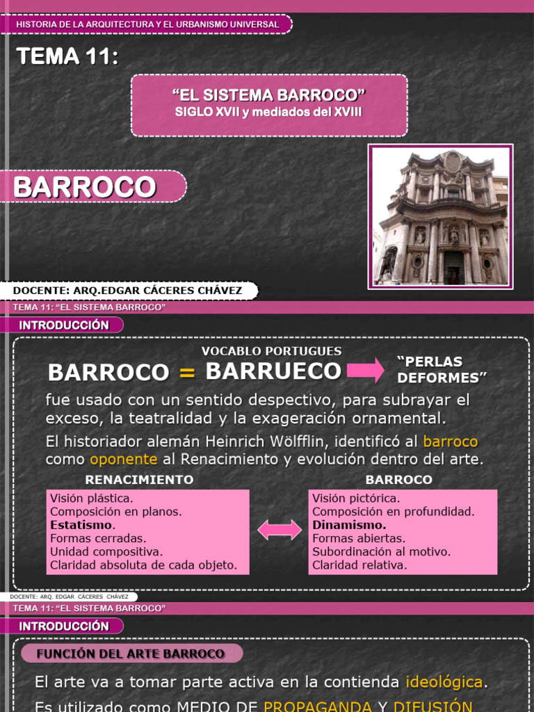 Tema 11 - 1ra Parte - BARROCO | PDF | Barroco | Escultura