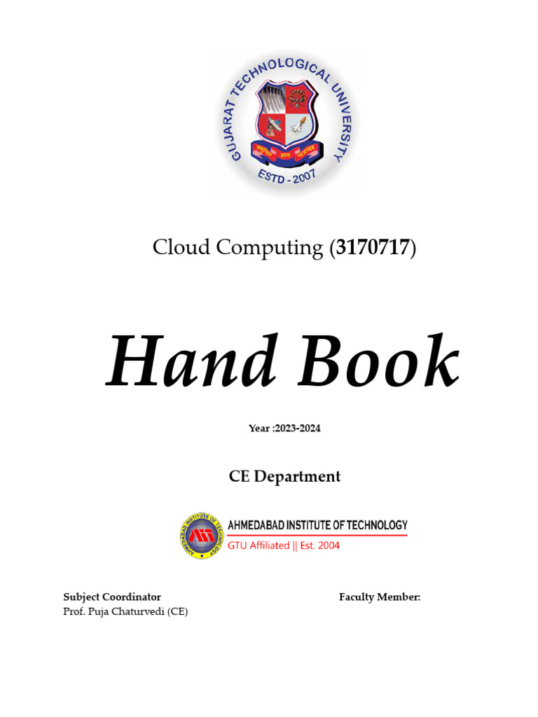 CC Handbook 2022 | PDF | Cloud Computing | Software As A Service