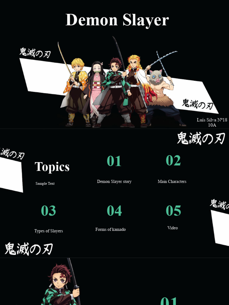 Demon Slayer Presentation Template | PDF