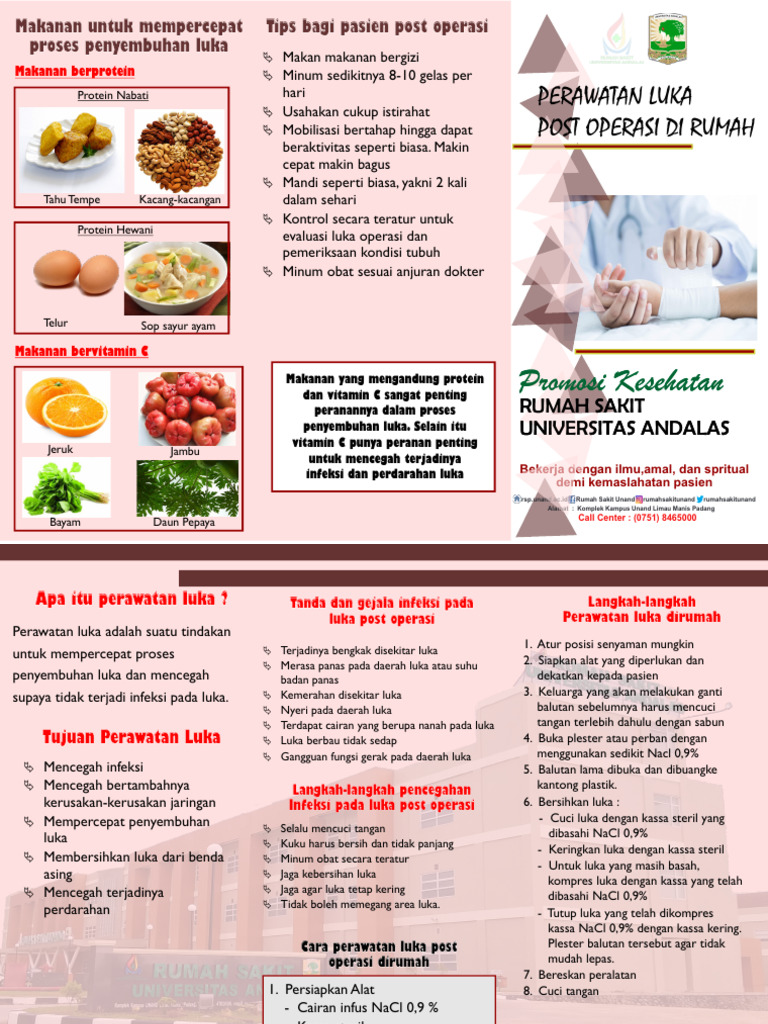 Perawatan Luka Post Operasi .CDR - Perawatan Luka Post Operasi | PDF