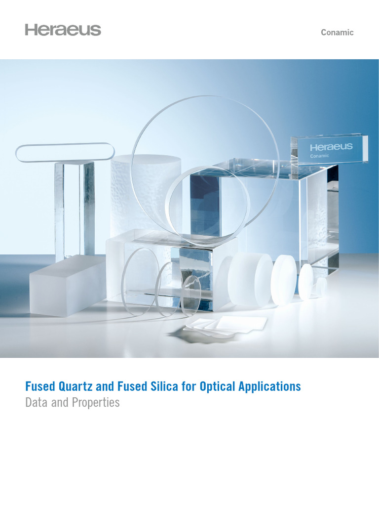 Data and Properties Optics Fused Silica EN | PDF | Optics | Refractive ...