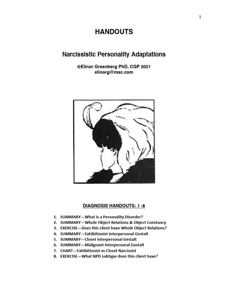 HANDOUTS-Diagnosis of NPD 5-16-21 Malta | PDF