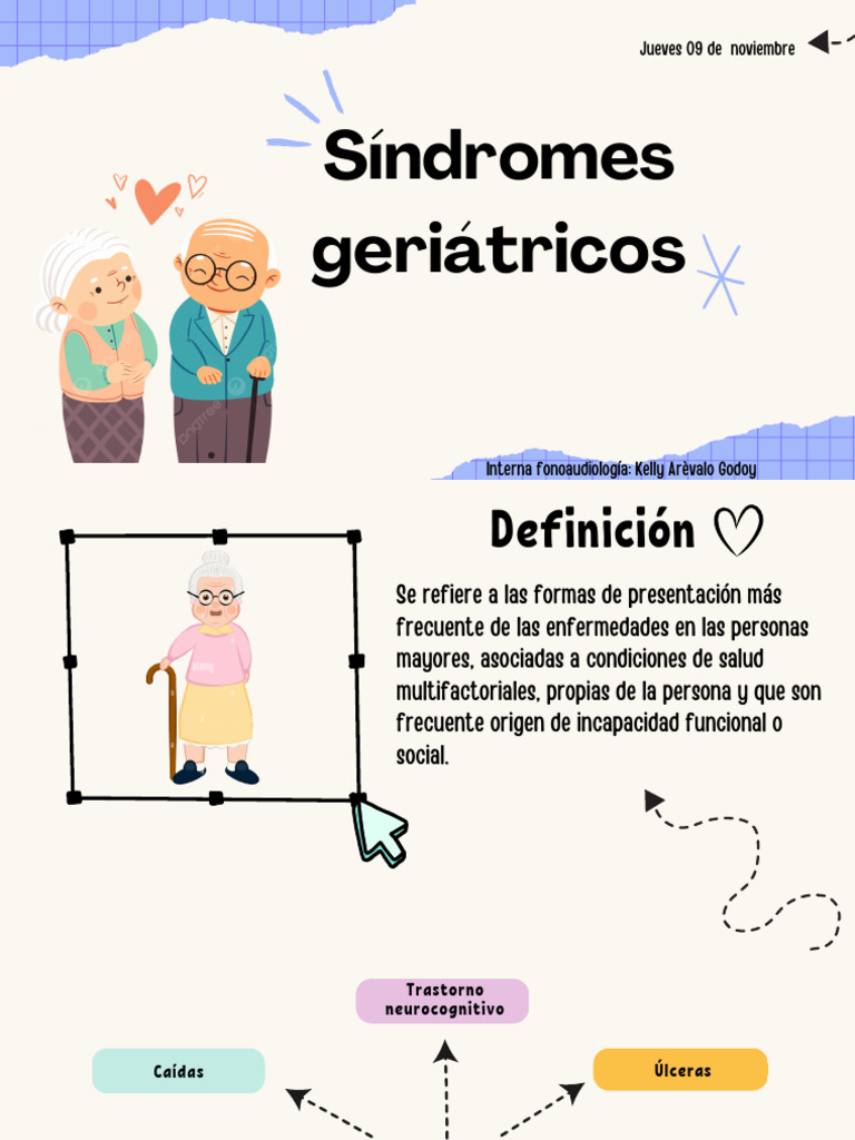 Presentaciòn Sindromes Geriatricos | PDF | Enfermedades respiratorias | Enfermedades y trastornos