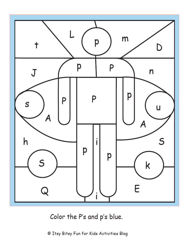 Letter Coloring Activity Guide | PDF