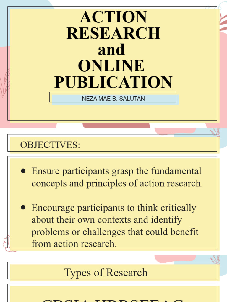 Action Research Orientation | Download Free PDF | Learning | Apa Style