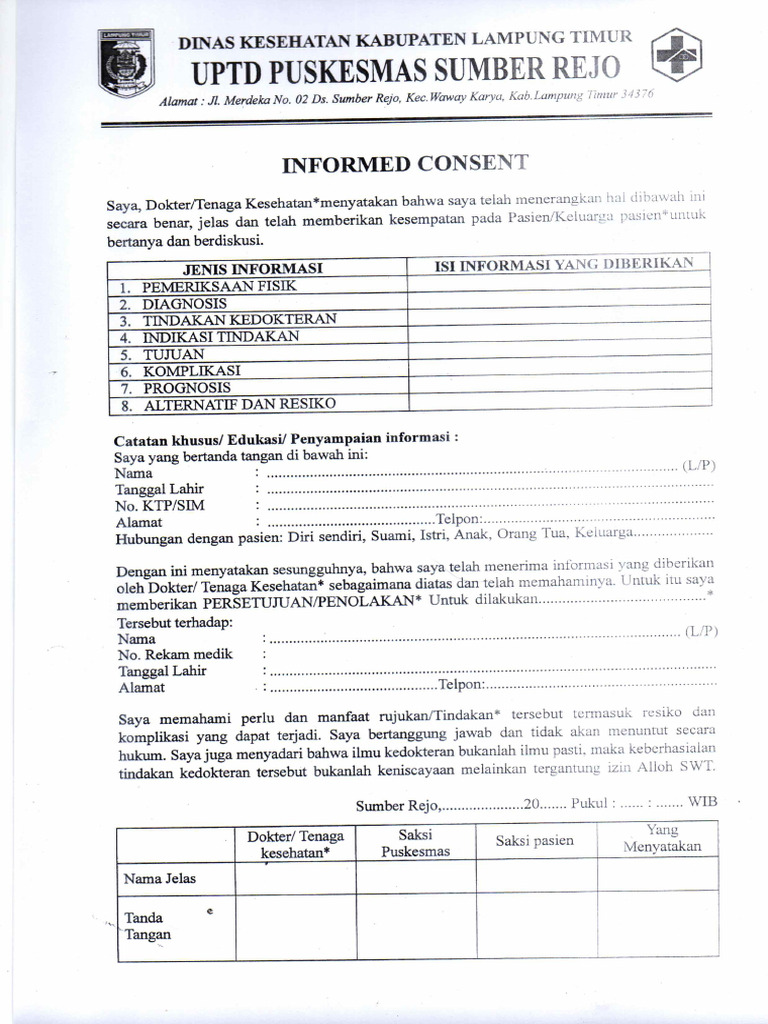 Informed Consent | PDF