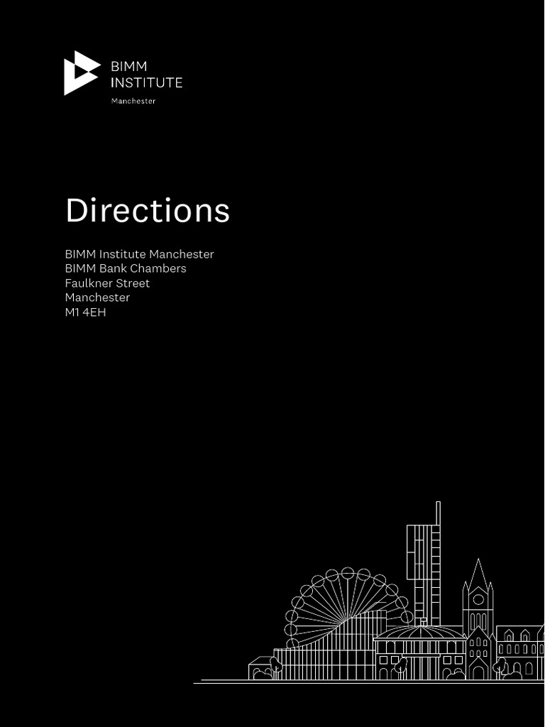 BIMM Manchester Bank Chambers Direction Guide 2021 22 | PDF