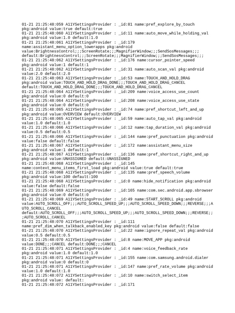 A11yprovider Log | PDF | Computing | Cloud Clients