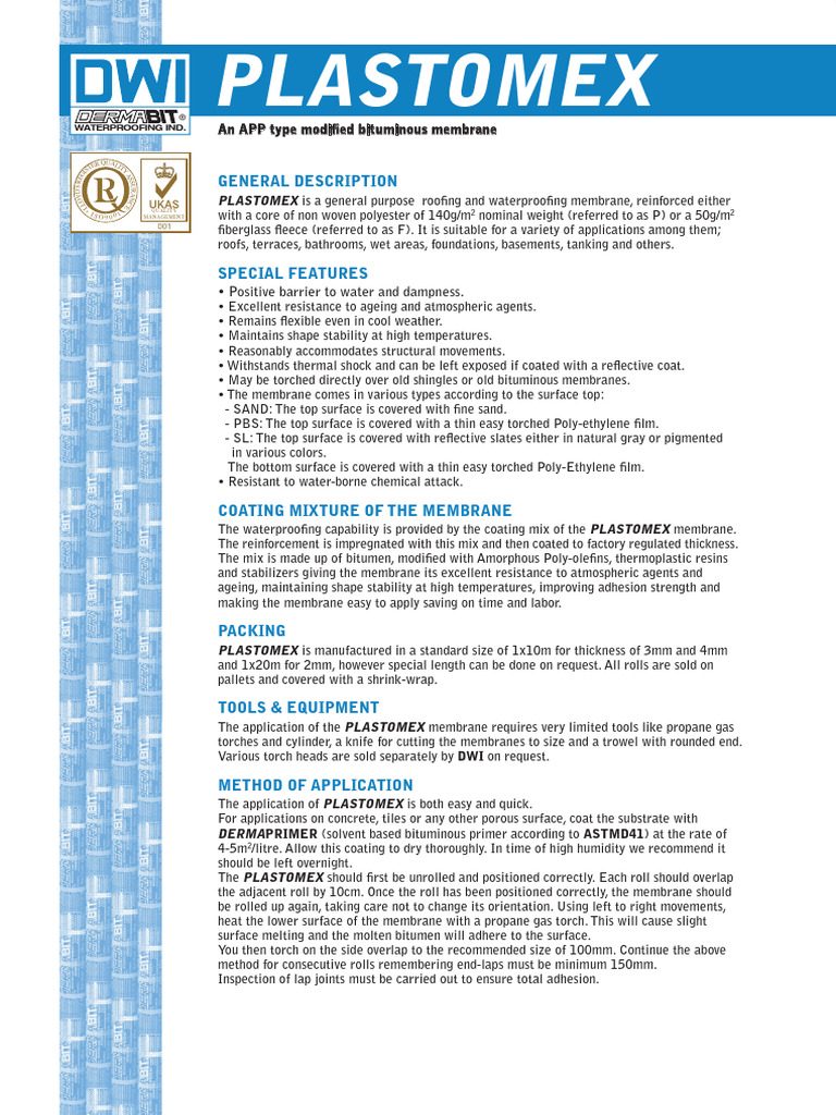 PLASTOMEX | PDF | Building Materials | Materials Science