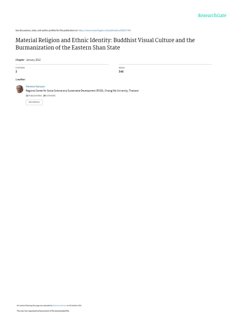 Material Religion and Ethnic Identity | PDF