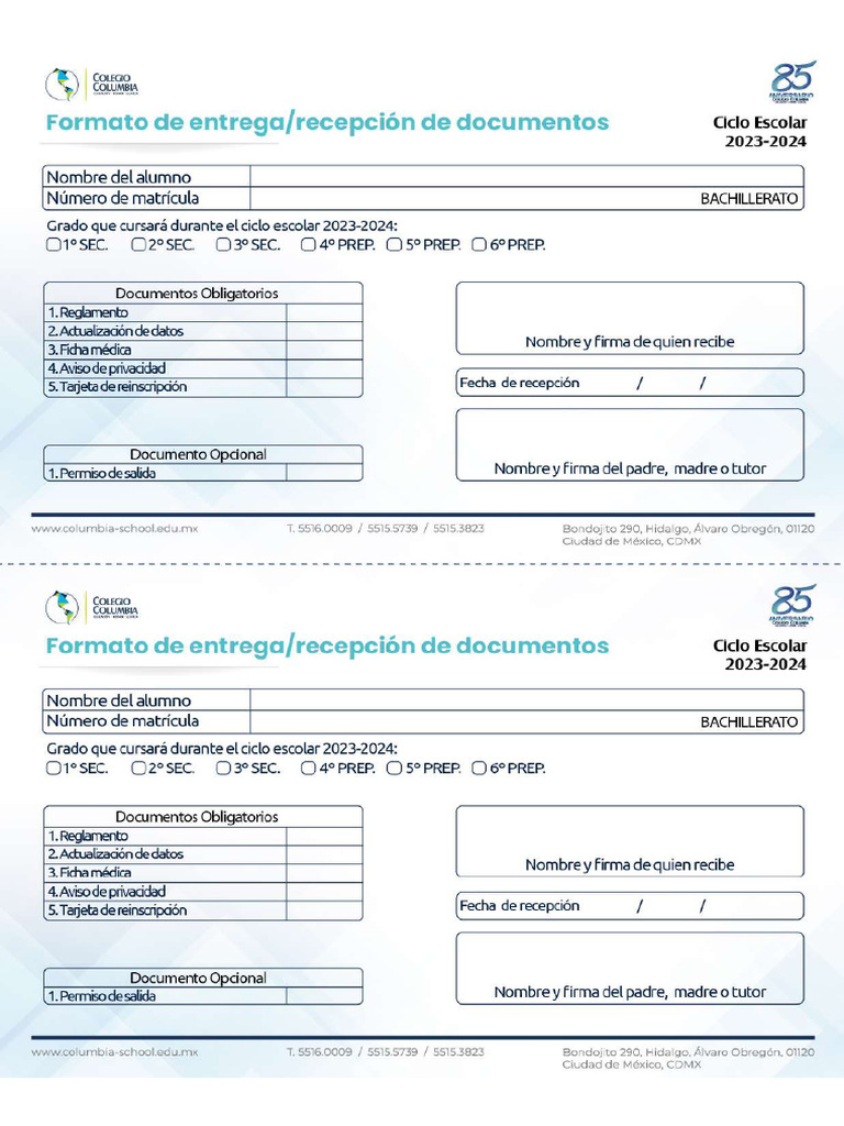 Formato de Entrega | PDF