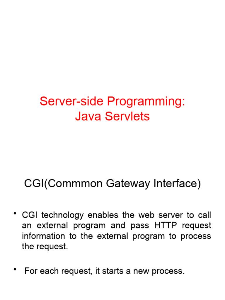 Module 4 Servlets | PDF | Http Cookie | Networking