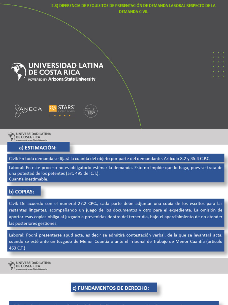 Tema 2 Parte 2 Derecho Procesal Laboral | PDF | Demanda judicial | Ley procesal