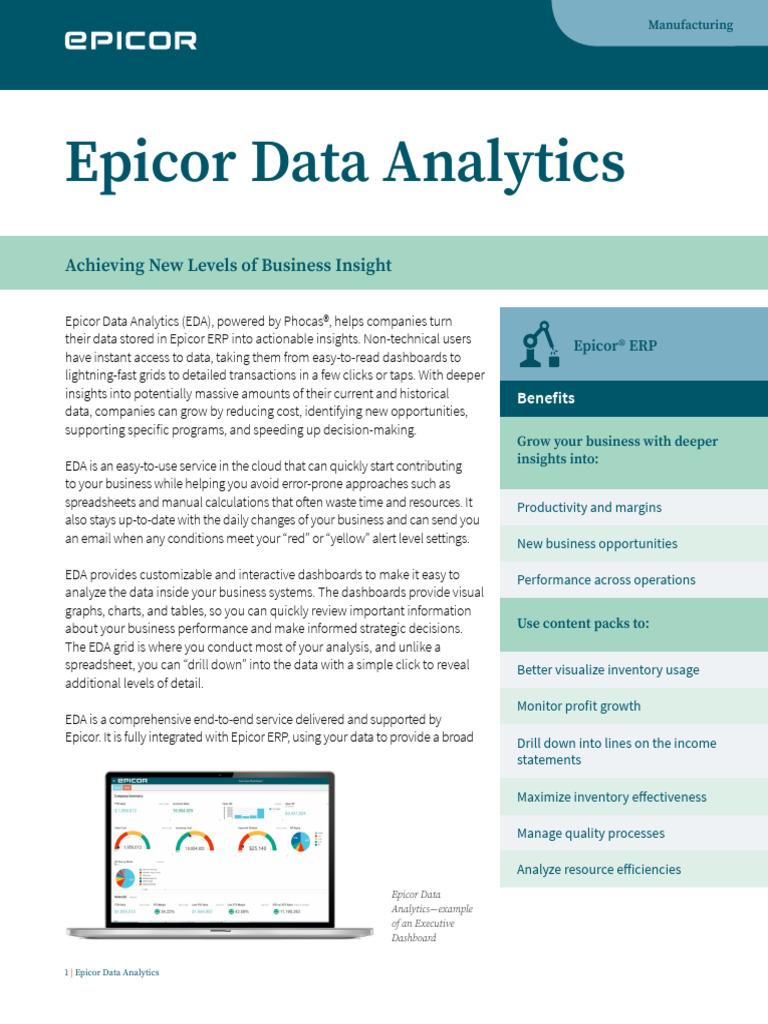 MFG Erp Data Analytics Fs Ens | PDF | Enterprise Resource Planning ...