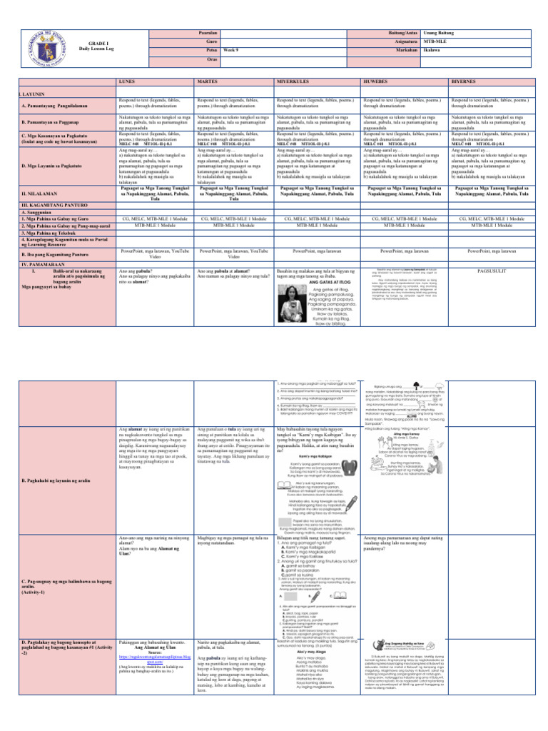 DLL W9 Q2 MTB Mle 1 | PDF