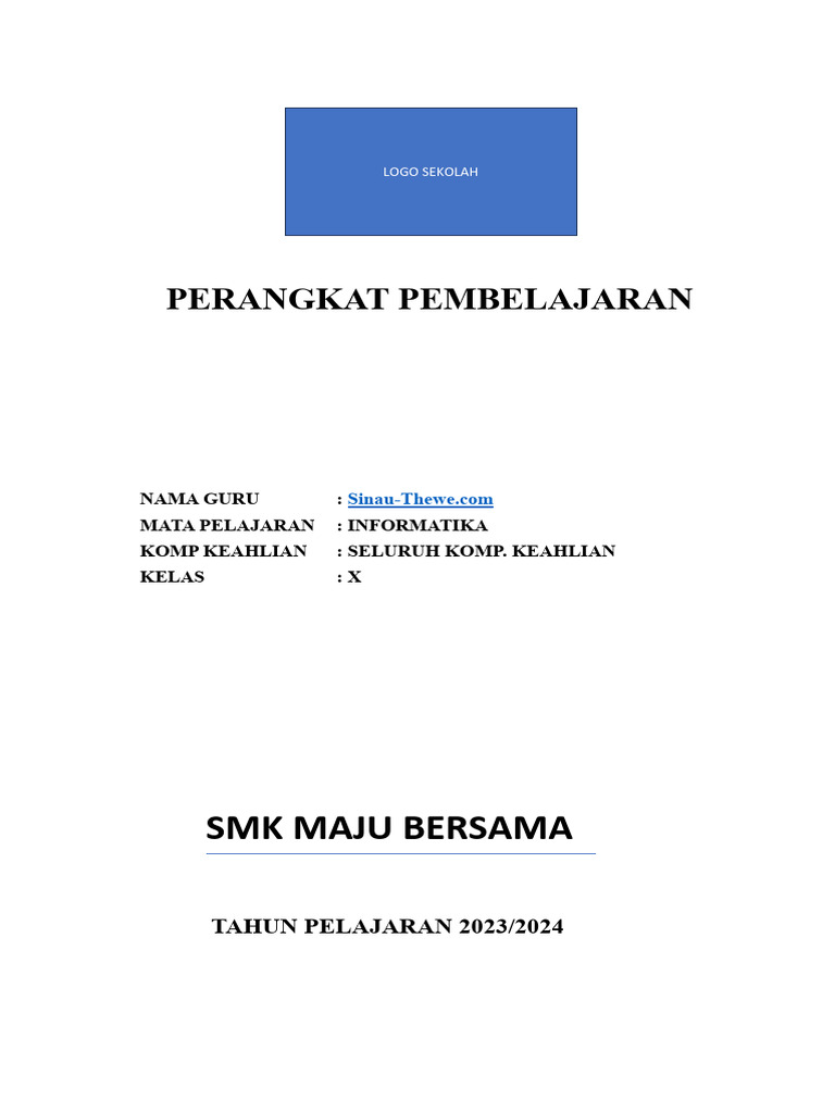 Modul Ajar Materi Tik Pdf