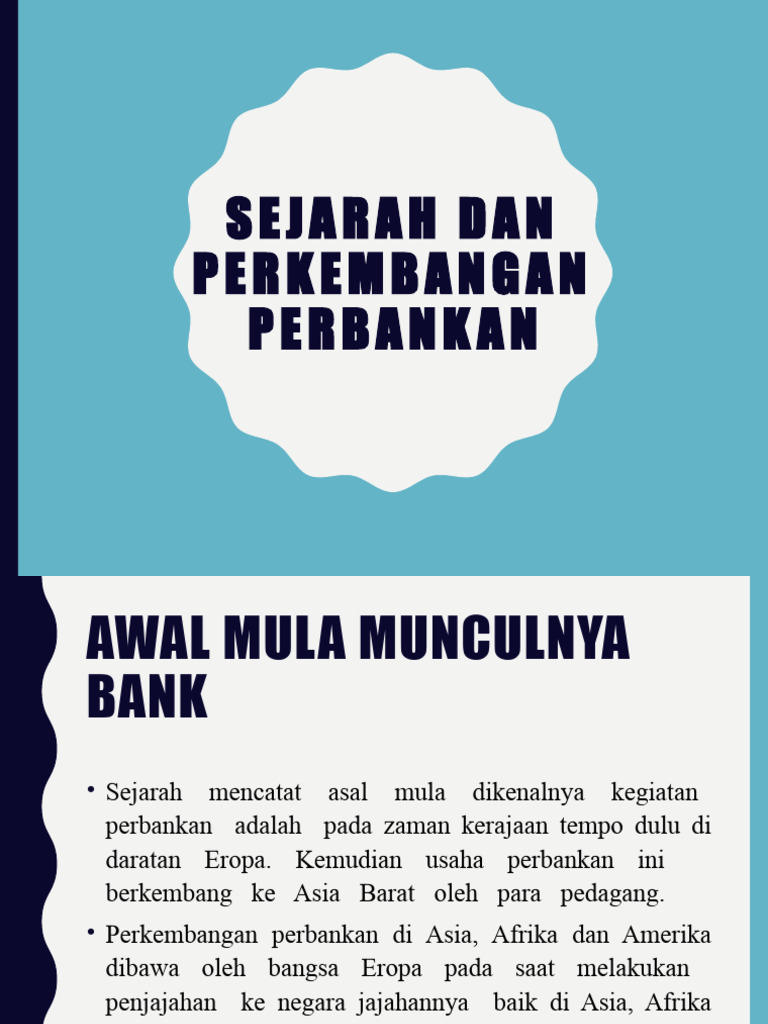 m2 Sejarah Dan Perkembangan Perbankan | PDF