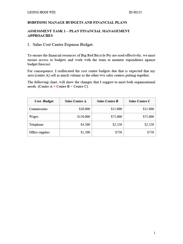 TASK 1-4 Leong COMPLETED | PDF | Financial Statement | Income Statement
