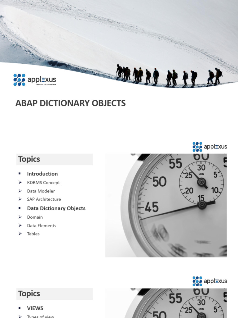 PDF ABAP DICTIONARY Aug 22 | PDF | Relational Database | Databases