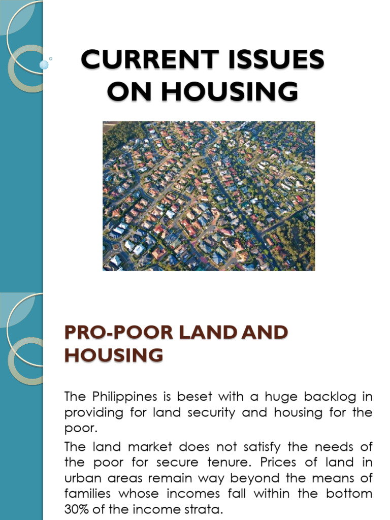 Pro-Poor Housing Challenges in the Philippines | PDF | Homelessness ...