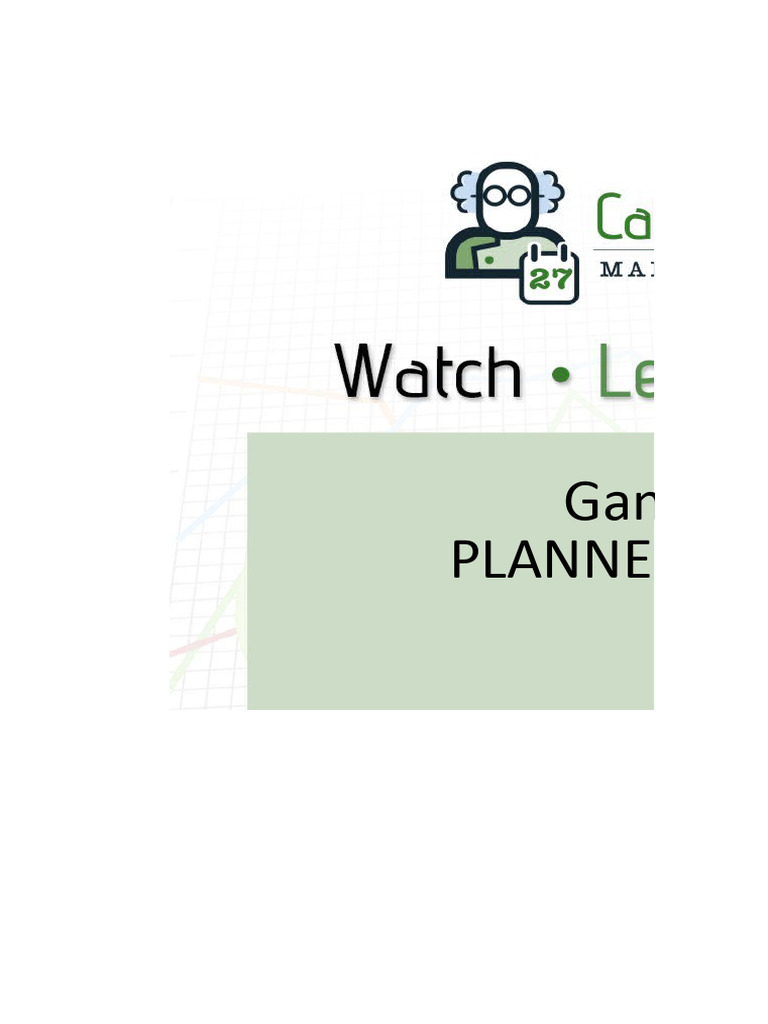 Gantt Chart: Planned vs Actual Tasks | PDF | Project Management