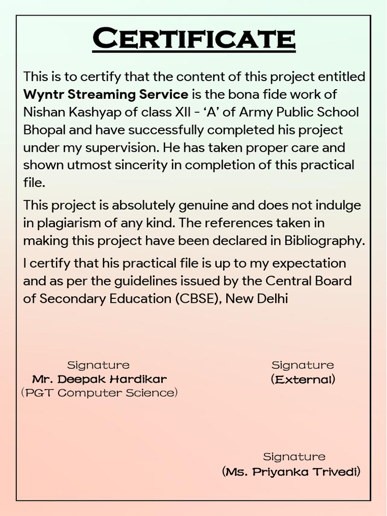 Synopsis - Nishan Kashyap | PDF | Python (Programming Language) | My Sql