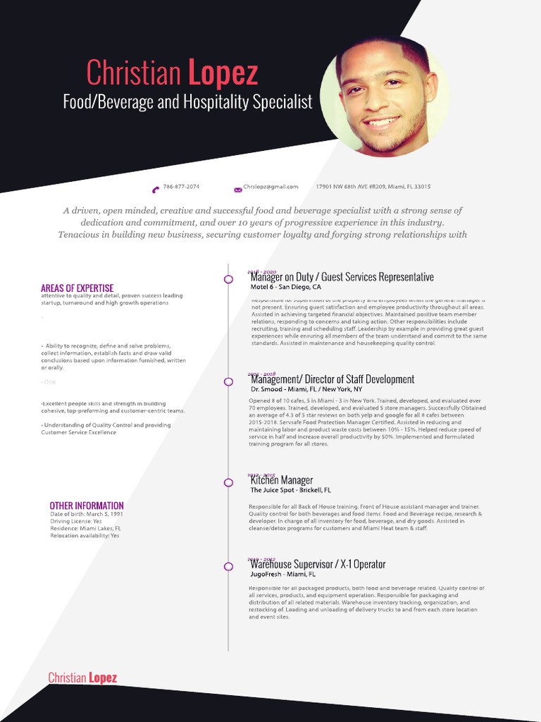 CHRISTIAN Resume 2021 | PDF