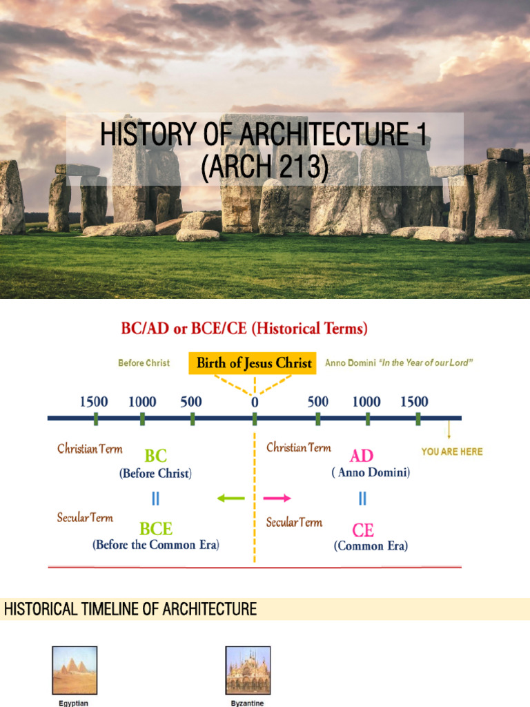 2023 Aug. 23 - Pre Historic Architecture - Lesson | PDF | Paleolithic ...