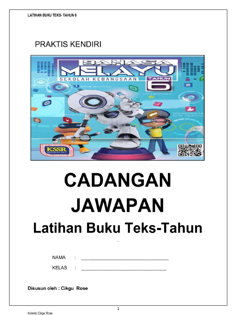Jawapan Buku Teks Bm T6 Pdf