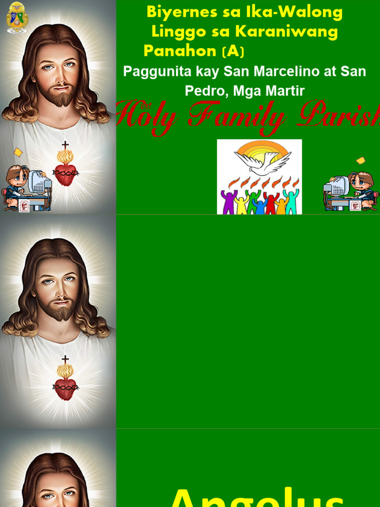 Misa - Biyernes Sa Ika-Walong Na Linggo Sa Panahon NG Pagdating NG ...