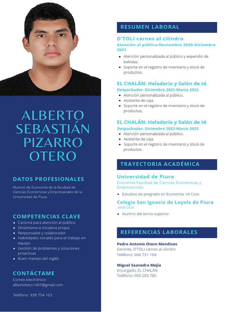 CV Alberto Pizarro | PDF