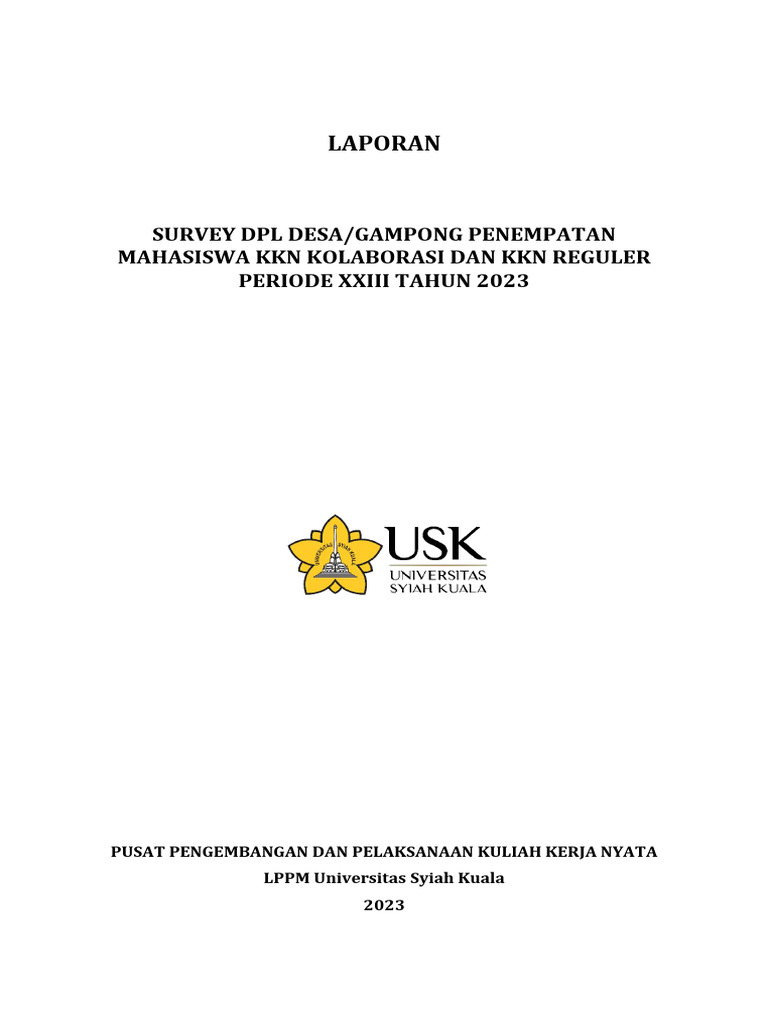 Data_Survey_KKN_XXIII_MESJID_RAYA ie seum | PDF