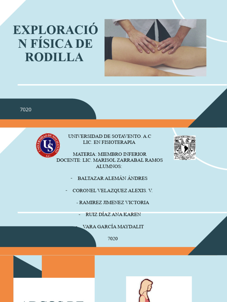 Exploración Fisica de Rodilla.. | PDF