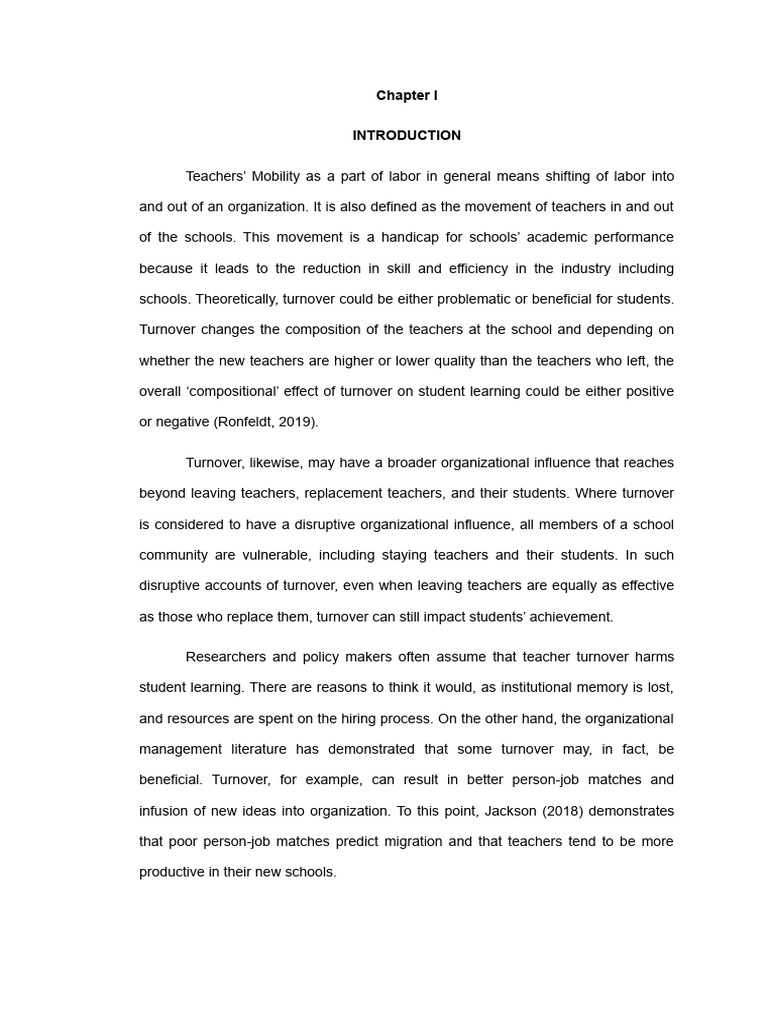 Relationship of DepEd Teachers' Localization Mobility Factors and ...