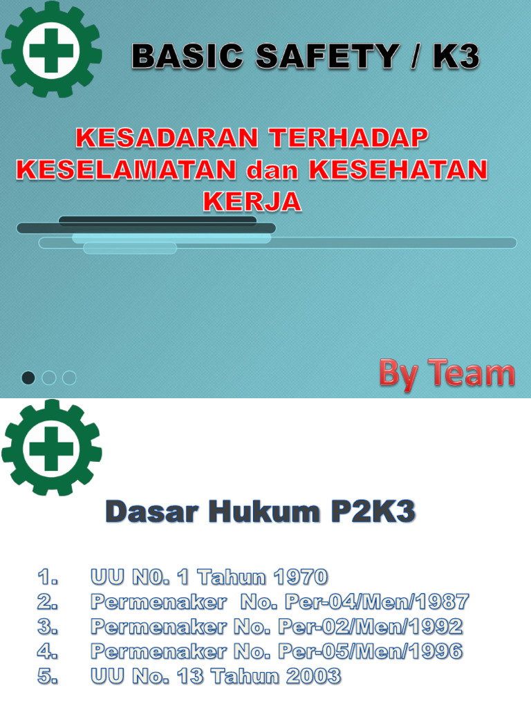 Basic Safety (K3) | PDF