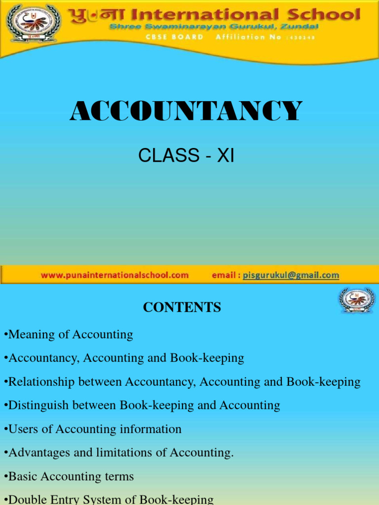 Account - 11 - Study Material - PPT (PDF) - CH - 1 | PDF | Expense ...