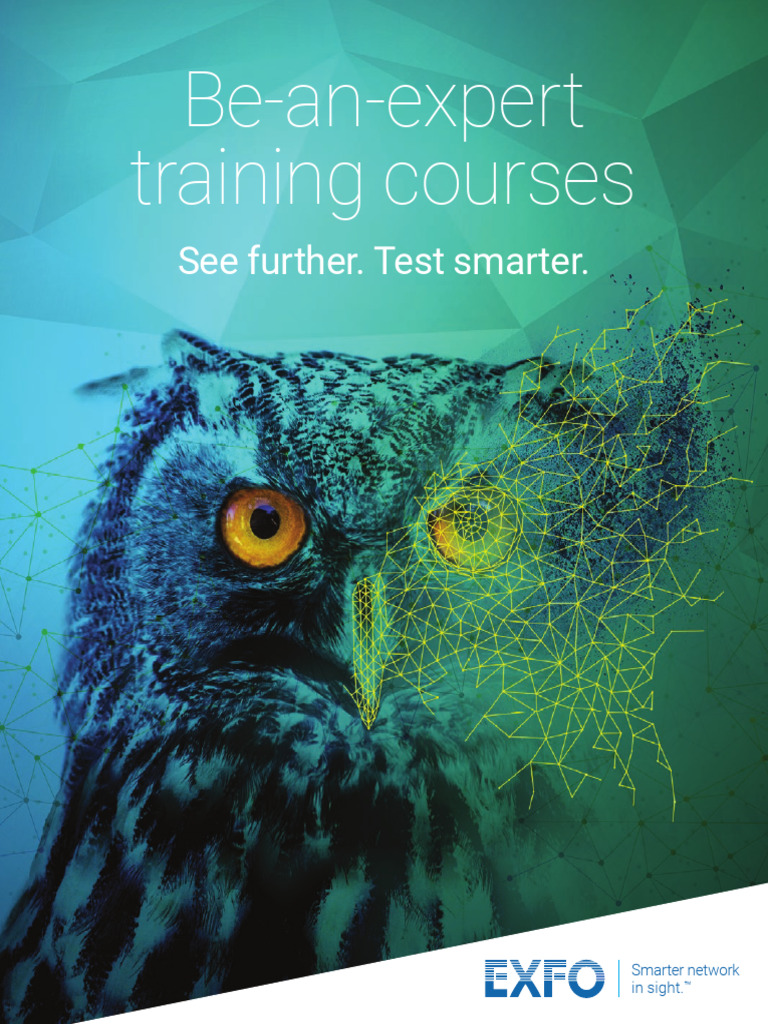 Exfo Catalog Be-An-Expert-Training en | PDF | Dispersion (Optics) | Fiber To The X