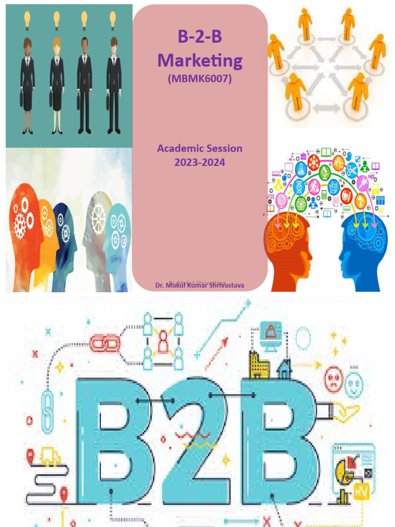 UNIT 1 - Introduction To B2B Marketing | PDF | Marketing | Financial Economics