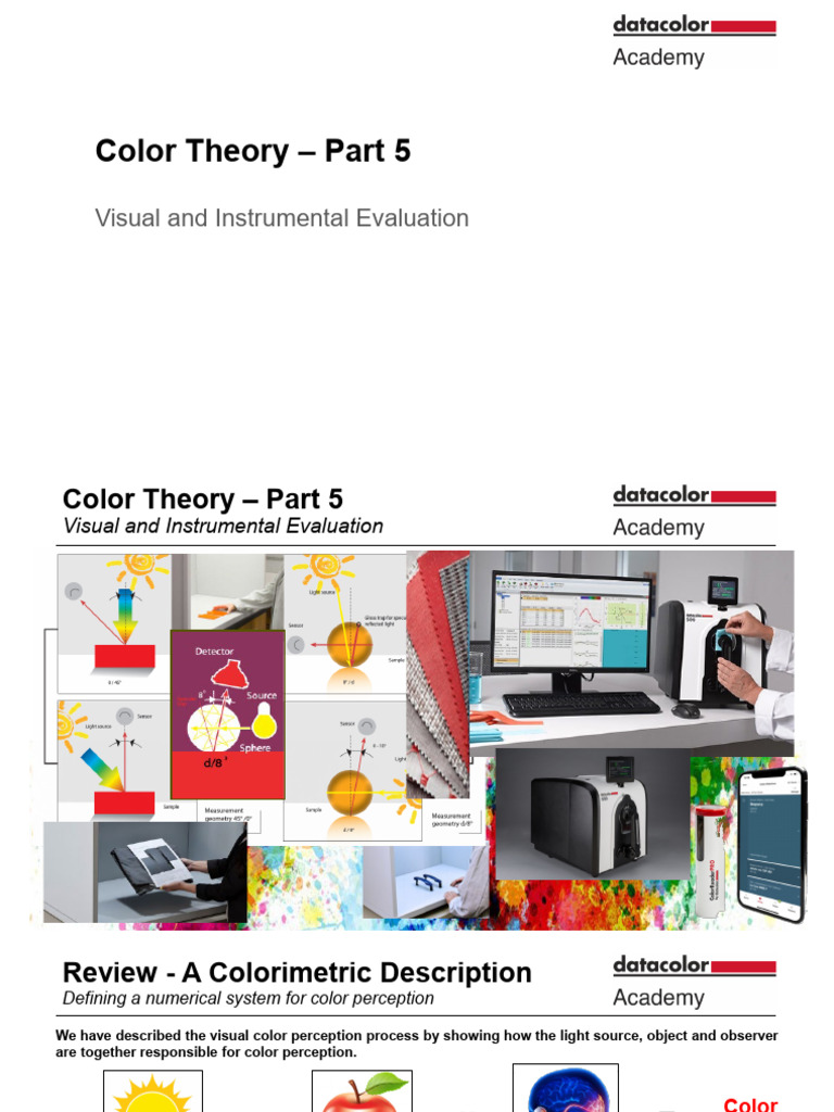 Color Perception and Evaluation Methods | PDF | Color | Artistic Techniques