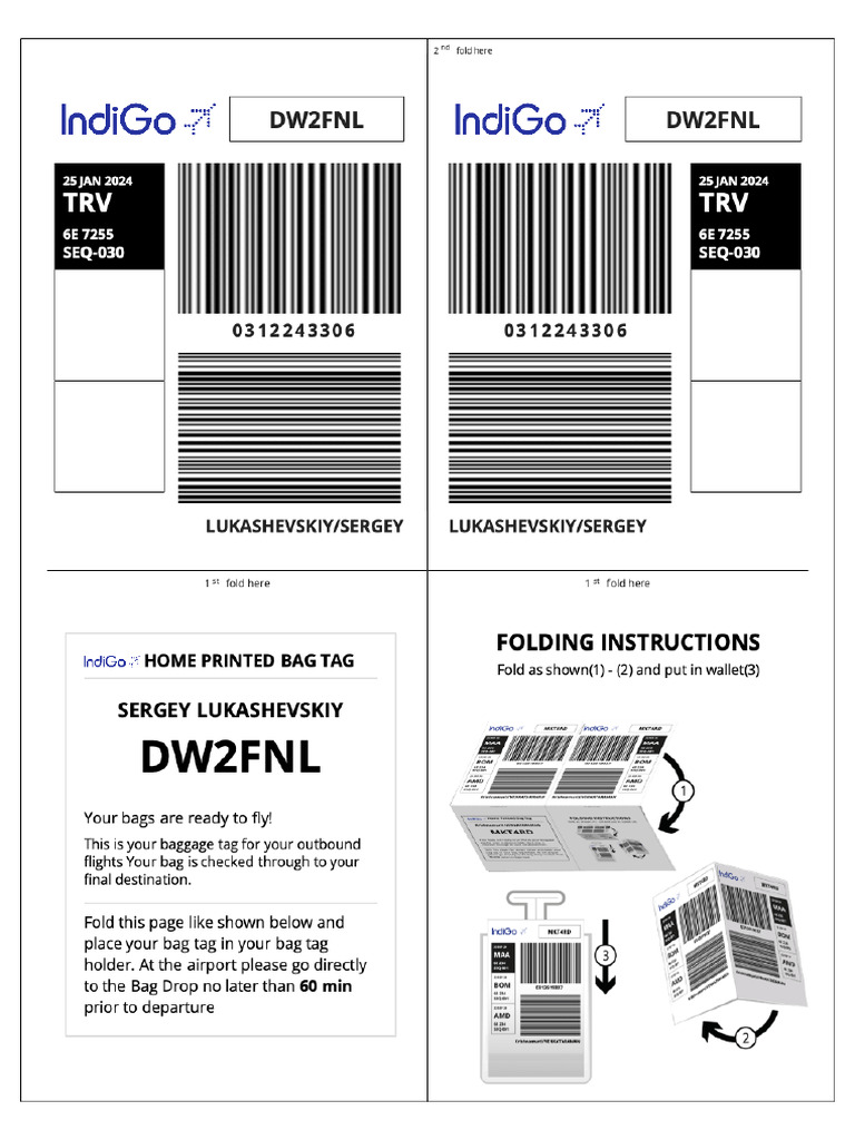 Baggage Tag | PDF
