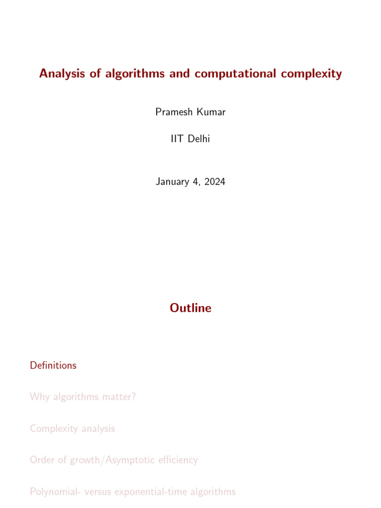 Complexity Lec#3 | PDF | Time Complexity | Computational Complexity Theory Complexity Lec#3 | PDF | Time Complexity | Computational Complexity Theory