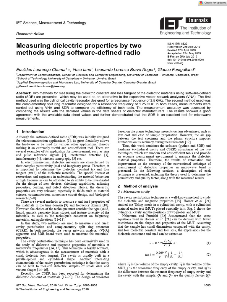 Cite Paper 1 | PDF | Software Defined Radio | Microwave